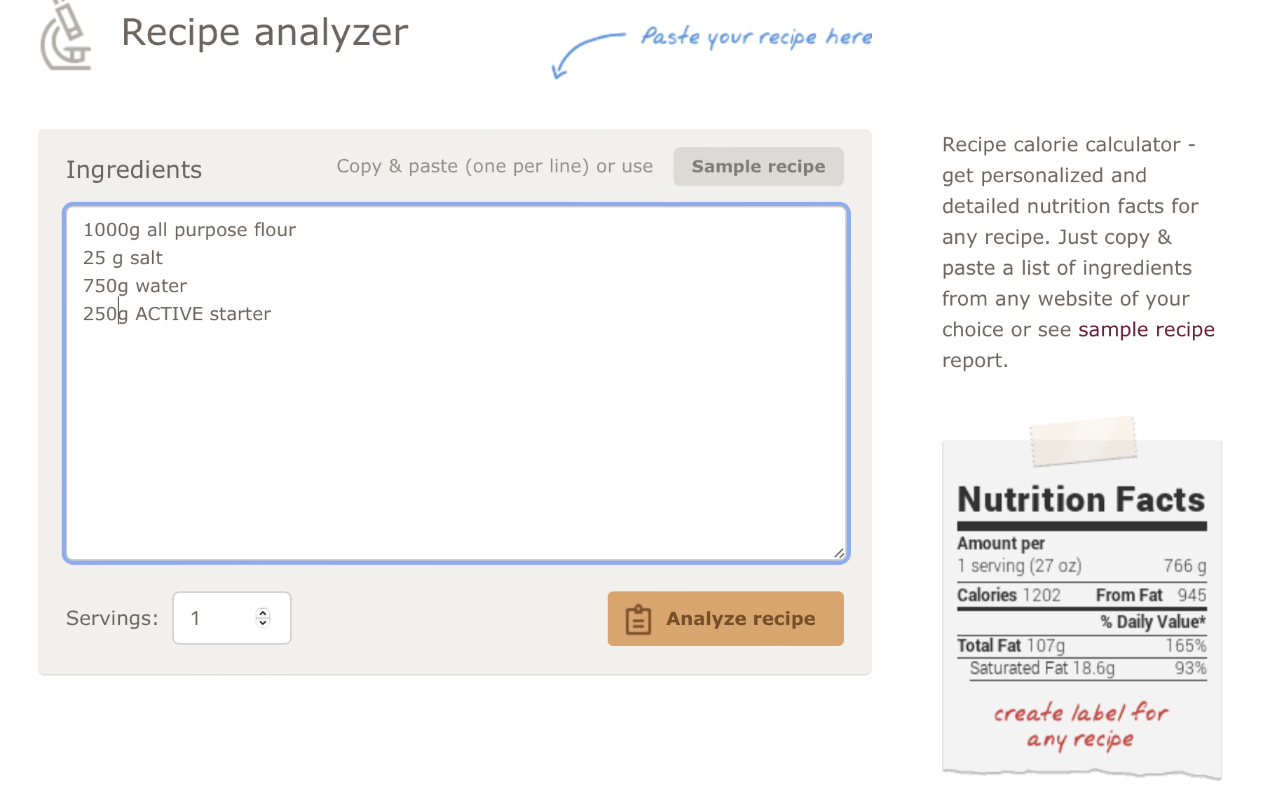 How to Calculate Macros for Sourdough Bread